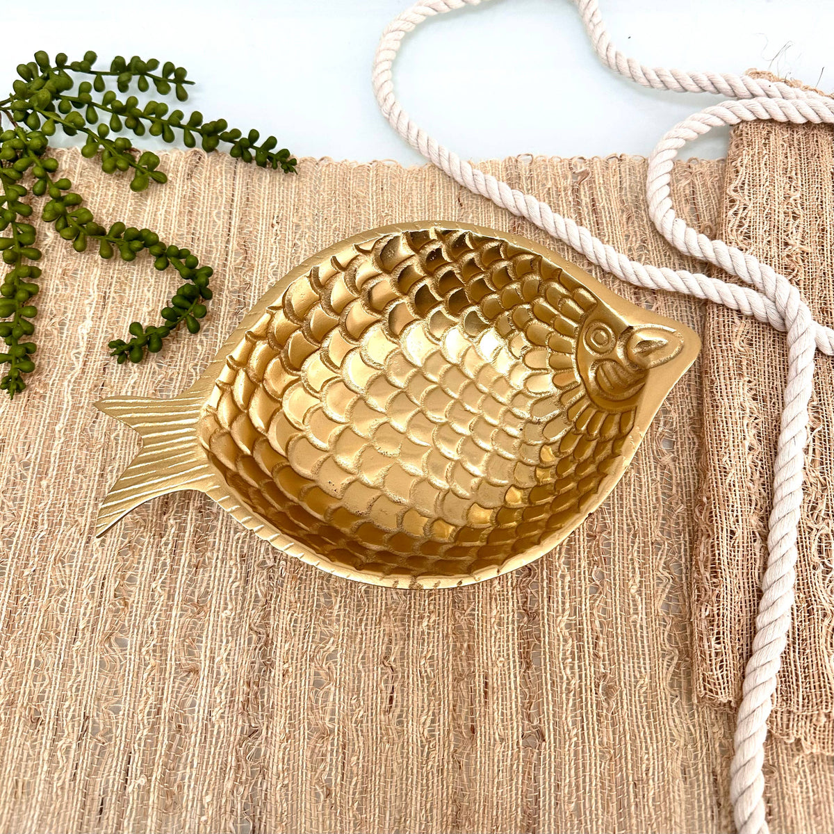 Etched Gold Fish Bowl – Z & Z Designs