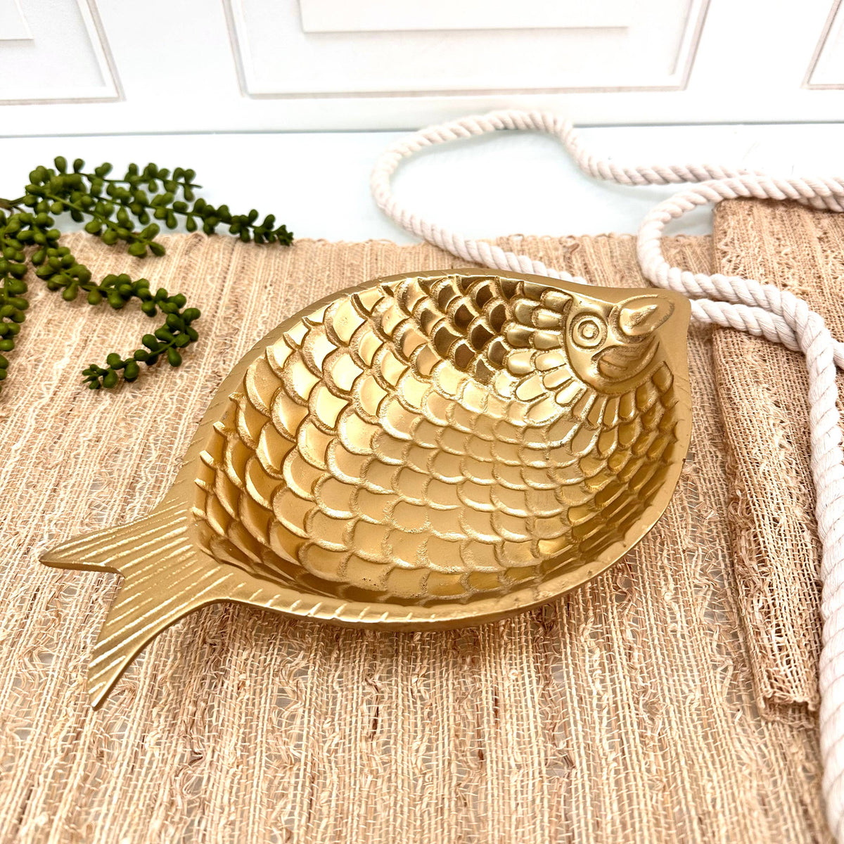 Etched Gold Fish Bowl – Z & Z Designs